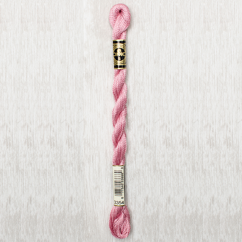 DMC Perle #5 3354 Light Dusty Rose | theembroideryden.com.au